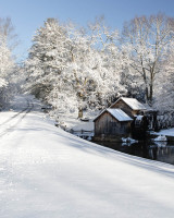 Mabry Mill in Snow | WP3 Photography